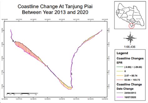 Coastline Change EPR Map From Year To Download Scientific Diagram