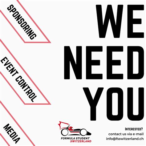 Formula Student Switzerland On Linkedin Fsswitzerland Formulastudent Innovation Volunteer