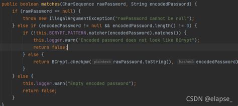 Encoded Password Does Not Look Like Bcrypt的原因及解决办法 Csdn博客