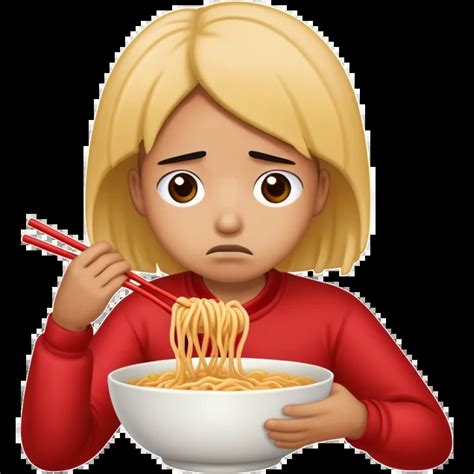 No Eating Instant Noodles Emoji Ai Emoji Generator
