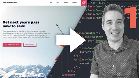 from design to code html and css tutorial [ part one ] youtube