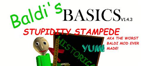 [sensitive content] baldi s basics stupidity stampede mod for baldi s