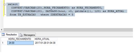 Dúvida Com Data E Hora No Sql Server Stack Overflow Em Português