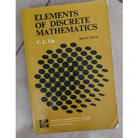 【轉轉money小舖】~二手書~elements Of Discrete Mathematics 蝦皮購物