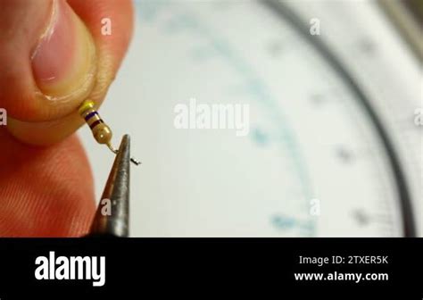 Measuring The Value Of Resistor Stock Videos And Footage Hd And 4k Video Clips Alamy