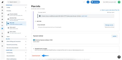 Canceling Your Account SimplePractice Support