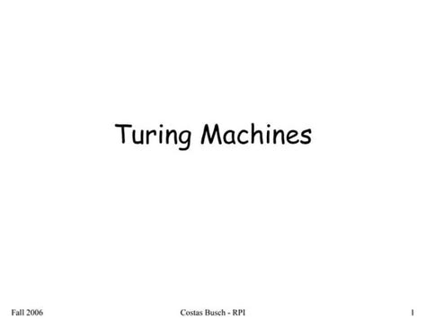 multi dimensional turing machine