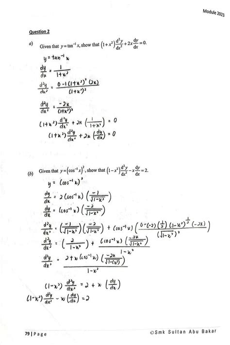 Implicit Differentiation II