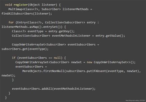 Eventbus原理深度解析（guava） Csdn博客