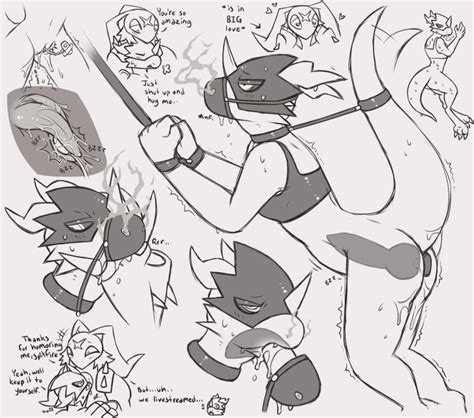 Rule 34 Anal Anthro Ass Bandai Namco Blush Bodily Fluids Bondage