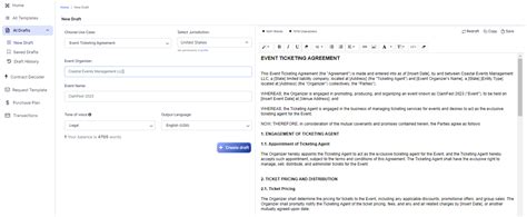 Create Event Ticketing Agreement Online 2026 Sample And Templates