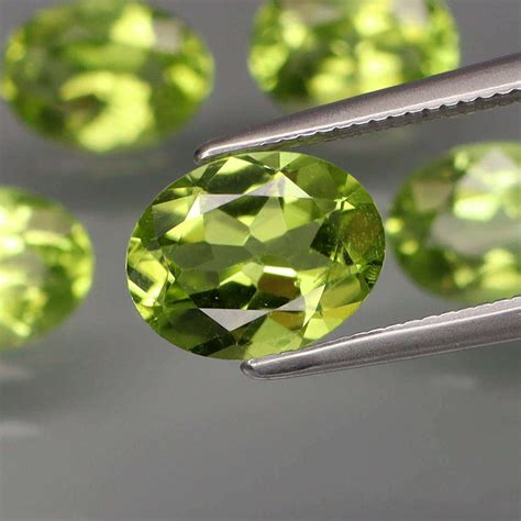 Peridot Green Peridot Pakistan 5pcs 6 60ct Oval 8x6 To 8 5x7mm