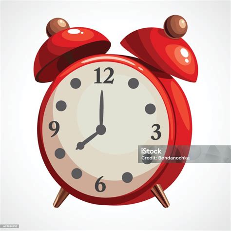 Cartoon Red Alarm Stock Illustration Download Image Now Alarm