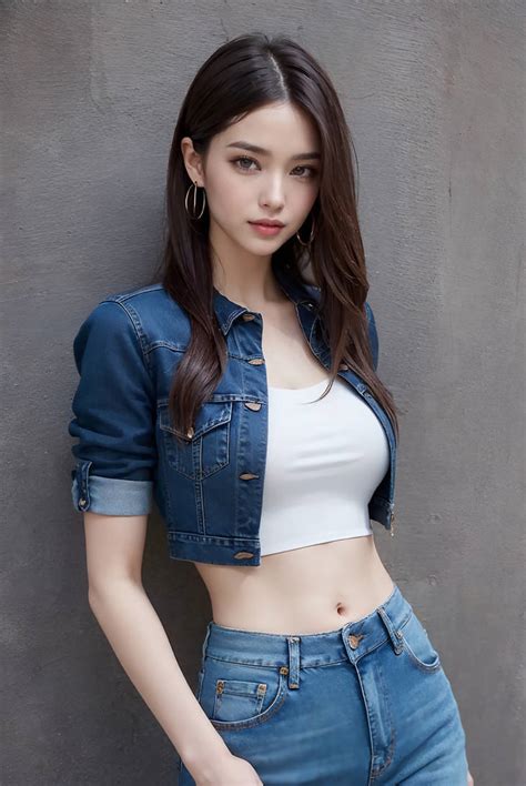 4k Ai Art Jeans Girl 3 By Leezi80 On Deviantart