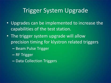Fpga Based Trigger System For The Klystron Department Ppt Download