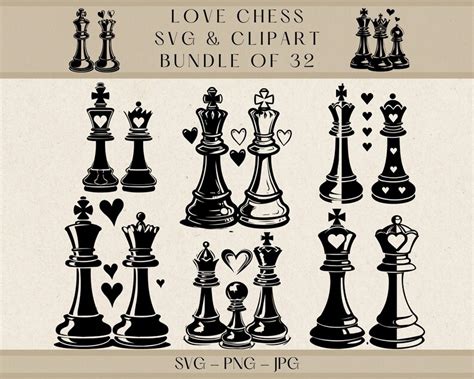 Love Chess Svg Chess Svg Love Svg Romantic Svg King Svg Queen Svg Valentines Svg