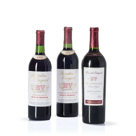 Mixed Beaulieu Vineyard Georges De Latour Private Reserve Cabernet Sauvignon Napa