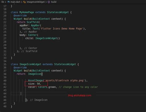 Flutter Icon Developer Guide