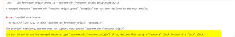 Terraform Reuse Azurermcdnfrontdoororigin For Brand New Azurerm