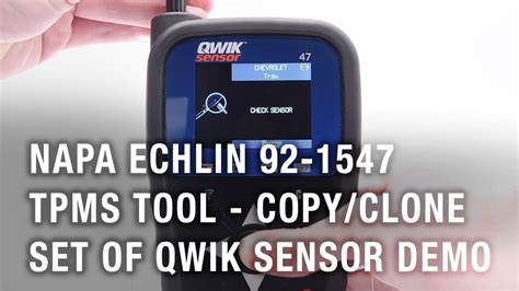 Programming Qwik Sensor With The 92 1551 Tpms Tool 54 Off