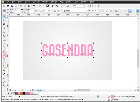 Coreldraw Tutorial Folding Paper Text Effect Galih Gasendra