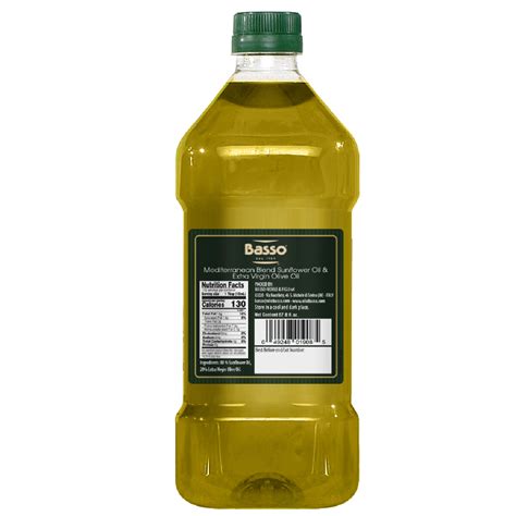 Basso 1904 Sunflower And Evoo Blend 2 L 80 20 Wholesale Italian Food
