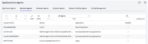 Manage Machine Agents