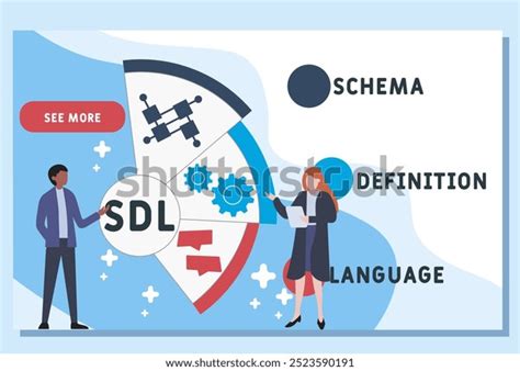 Sdl Schema Definition Language Acronym Business Stock Vector Royalty Free 2523590191
