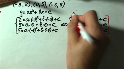 How To Find A Quadratic Equation From 3 Points Tessshebaylo