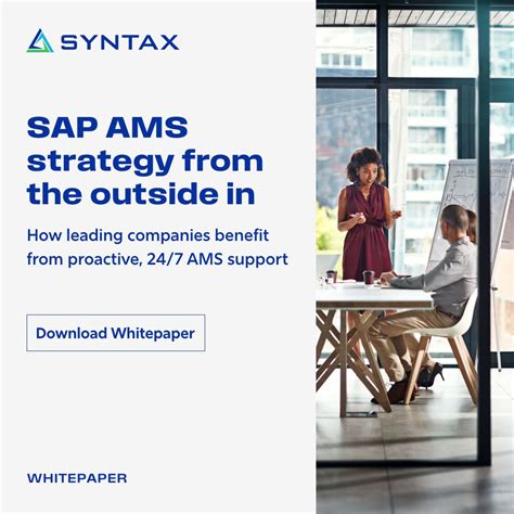 Syntax On Linkedin Application Management Services Ams For Sap Whitepaper