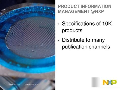 applying semantic web technologies at nxp semiconductors