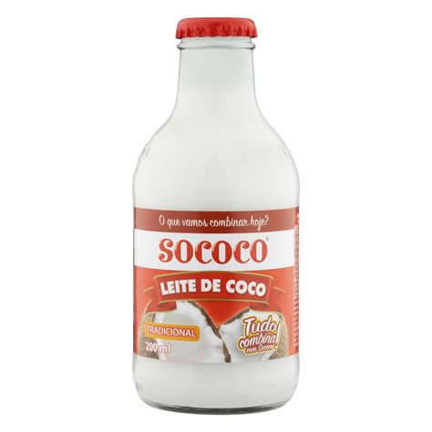 Leite De Coco Rtc Sococo Vidro 200ml Gtineanupc 7896004400686