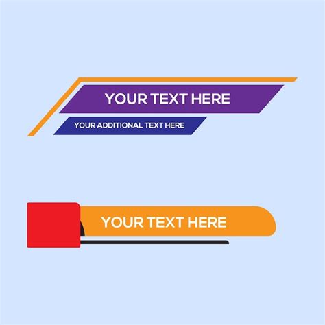 Premium Vector Your Text Here Banners