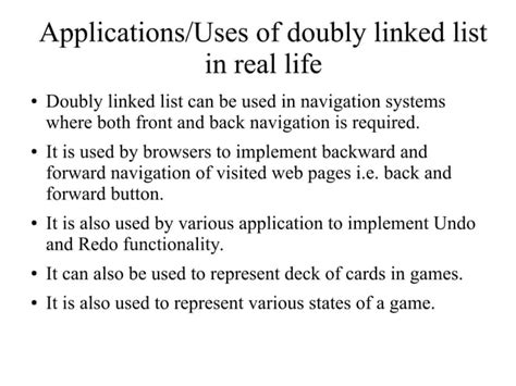 Double Linked List Pdf