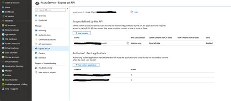 Api Permission In Azure Ad Version July 19 Stack Overflow