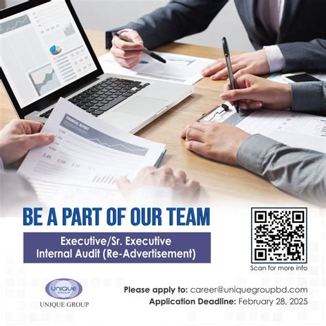 Audit Executive Jobpost Vacancy Accounting Recruitmen Unique Group