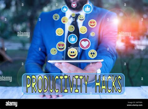 Handwriting Text Writing Productivity Hacks Conceptual Photo Tricks