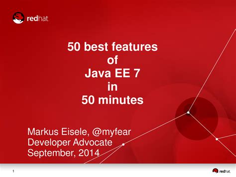 50 Best Features Of Java Ee 7 Openslava Speaker Deck