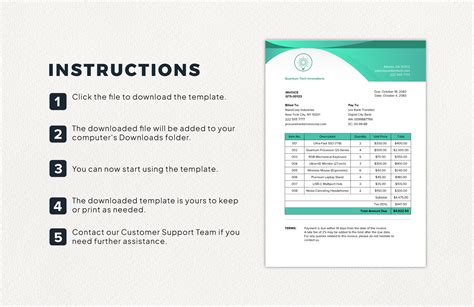 Itemized Invoice Template In Word Pages Download
