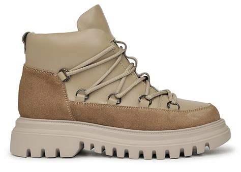 Черевики жіночі шкіряні Barcelo Beige | Impress – інтернет-магазин взуття