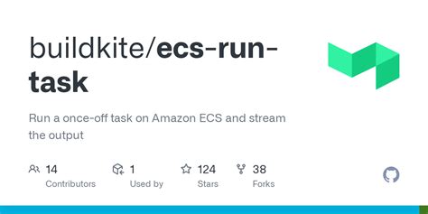 github buildkite ecs run task run a once off task on amazon ecs and
