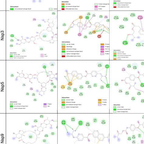 Drug Interactions With Amino Acids At The Active Sites Of The Sars Cov