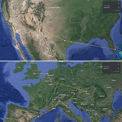 The Distance Between The Gps In The United States Is Greater Than The