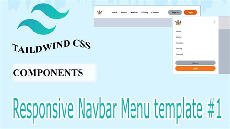 Asmr Programming Responsive Navbar Menu With Html And Tailwindcss Youtube