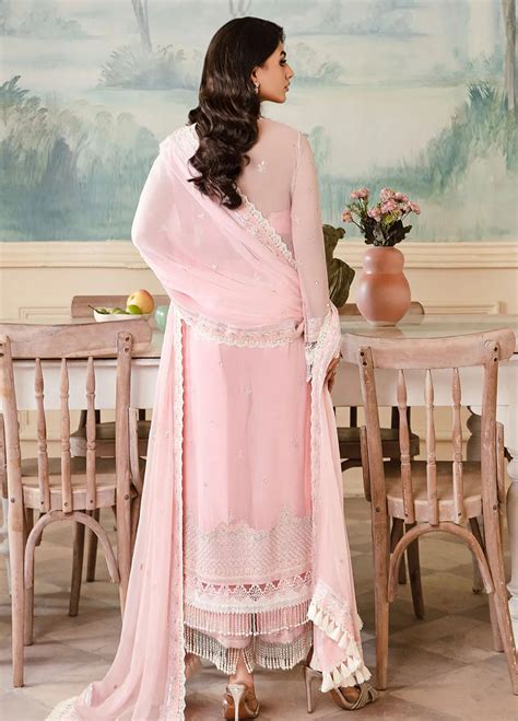 Zarposh Pret Embroidered Chiffon 3 Piece Suit Rubab Sanaulla Store