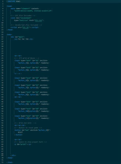 Create A Text Based Tic Tac Toe Game Devpost