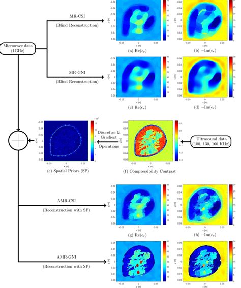 first and second rows blind single frequency microwave data inversion