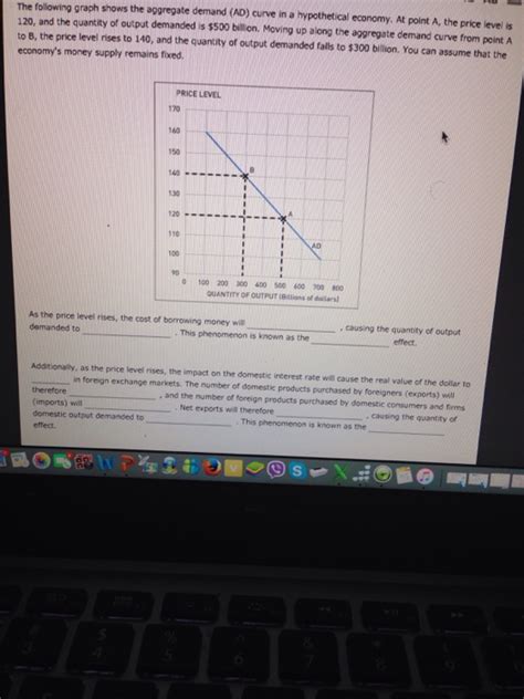 solved the following graph shows the aggregate demand ad