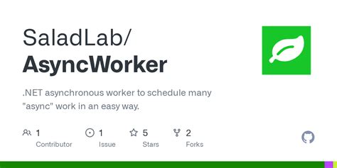 github saladlab asyncworker asynchronous worker to schedule