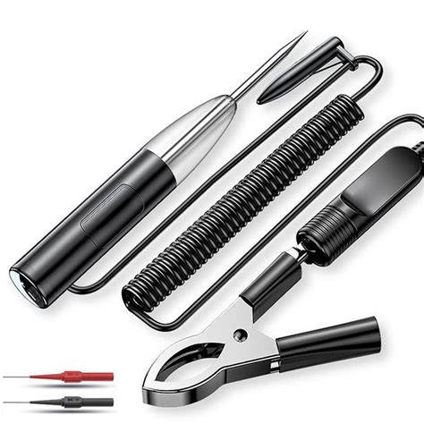 Ckepdyeh 5V 30V DC Car Voltage Circuit Tester Multi Function Digital Display Electric Pen Probe